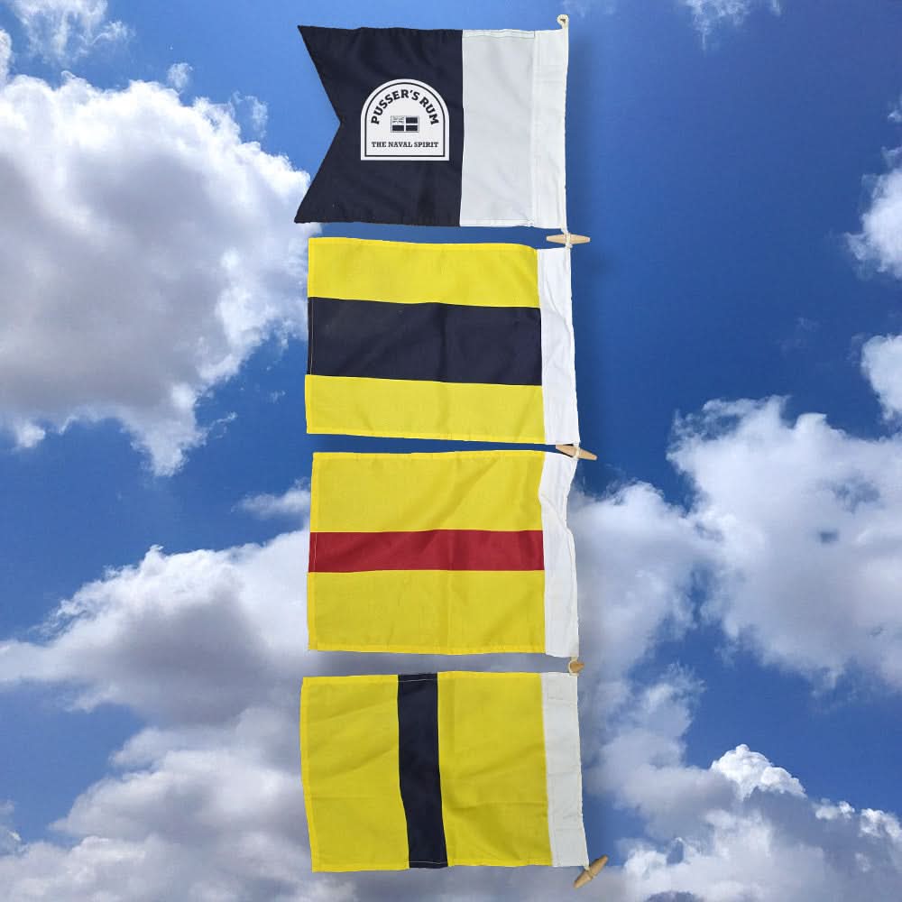 Pusser’s “Splice the Mainbrace” Signal Flags – Pusser's Rum