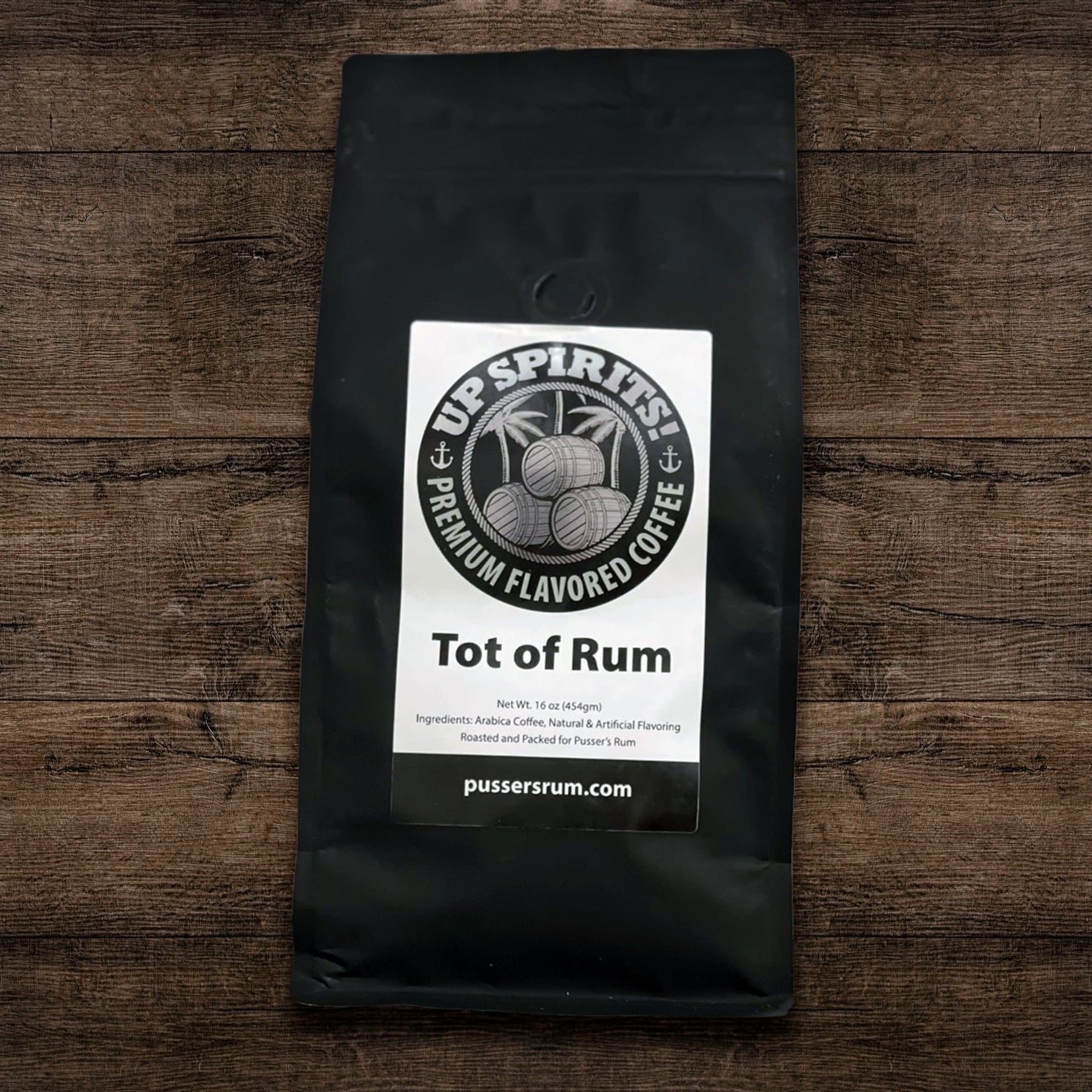 Up Spirits Coffee Grounds – Pusser's Rum